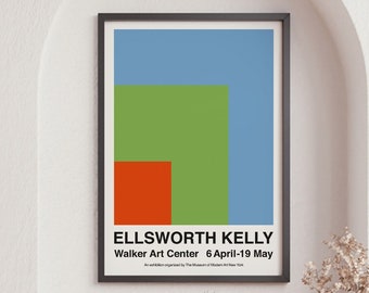 Vintage Ellsworth Kelly Poster - Etsy