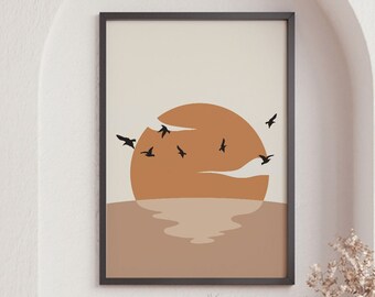 Warm Color Poster - Etsy