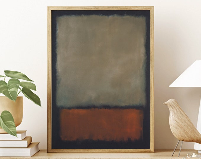 Mark Rothko Poster A Exhibition Print as Housewarming Gift or ...
