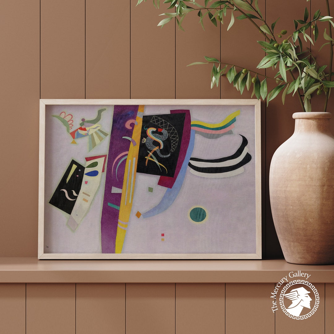 Kandinsky Poster, Violet-orange - 1936, Museum of Modern Art ...