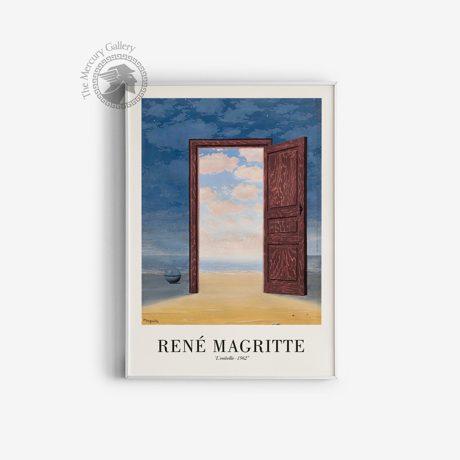 Rene Magritte Poster L'embellie 1962 Rene Magritte Art - Etsy