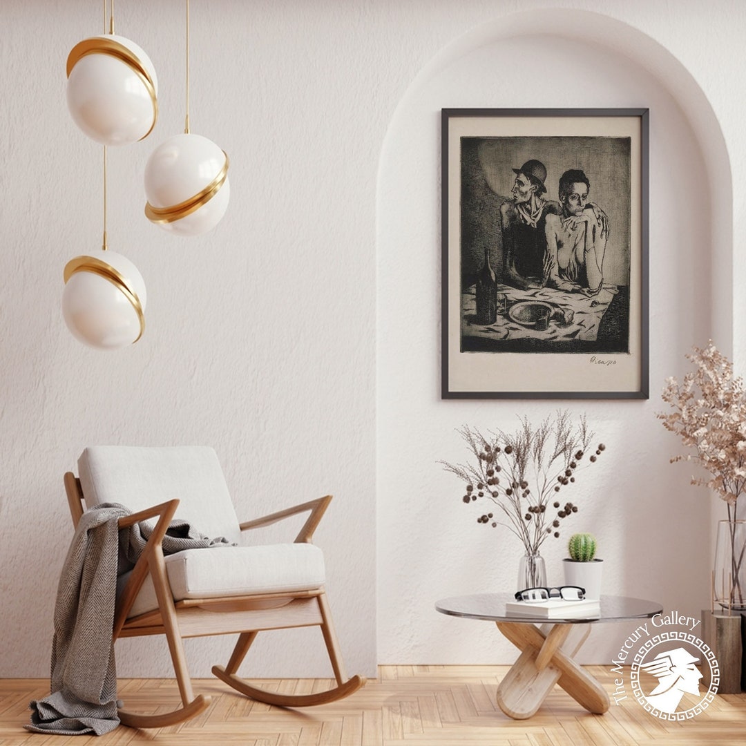 Pablo Picasso, Le Repas Frugal, Paris 1904, Premium Posters, Wall Art ...