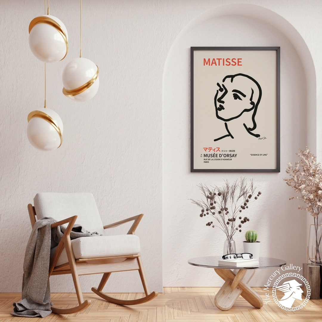 Henri Matisse, Nadia Poster, One Line Art, Wall Art, Matisse Exhibition ...