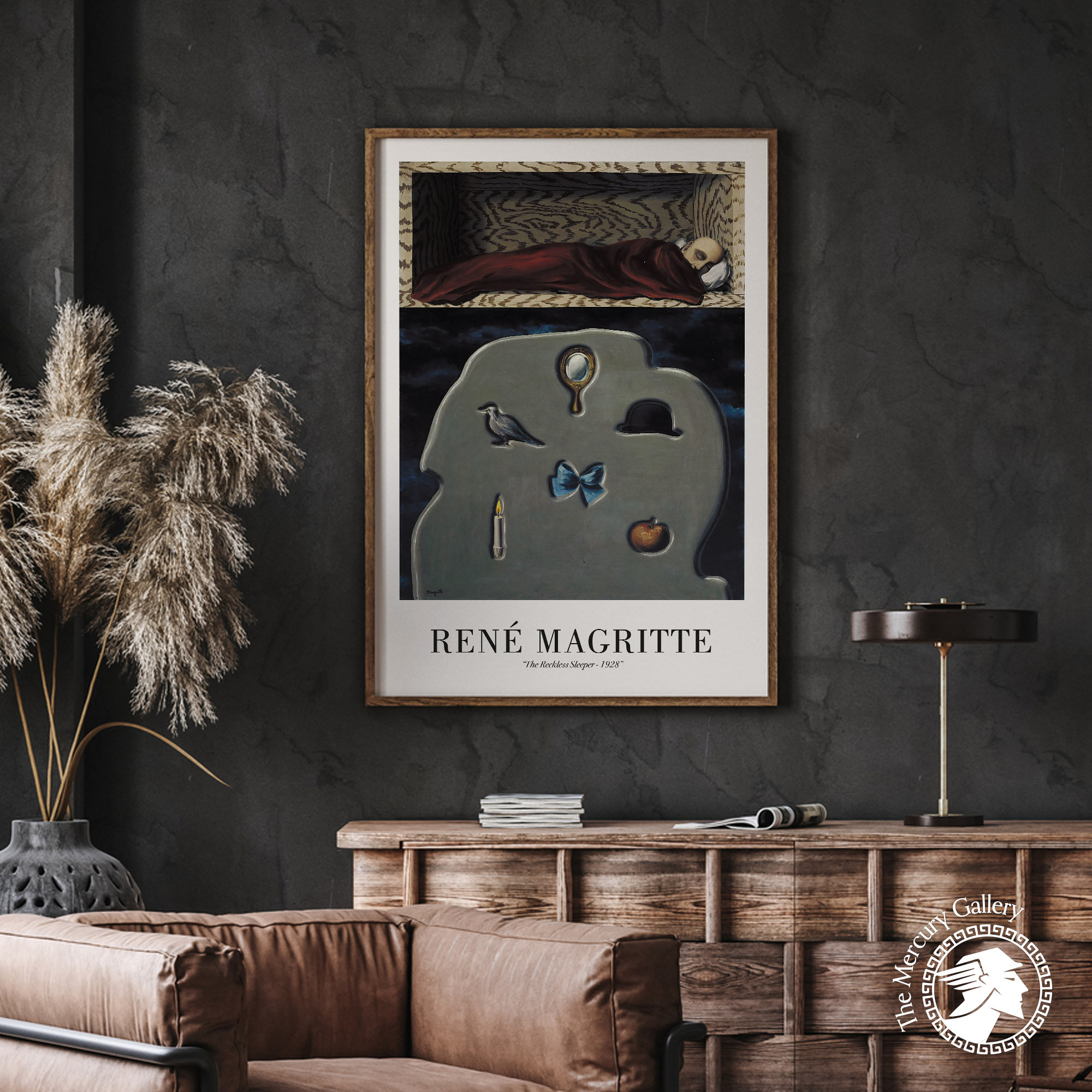 Rene Magritte Art Print Surrealist Art Print the Reckless - Etsy