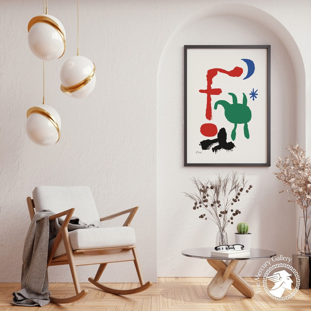 Joan Miro Lithograph, Premium Posters, Miro Painting, Miro Lithograph ...
