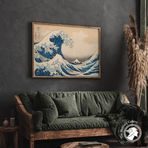 The Great Wave off Kanagawa Prints by Hokusai, Japanese Wall Art ...