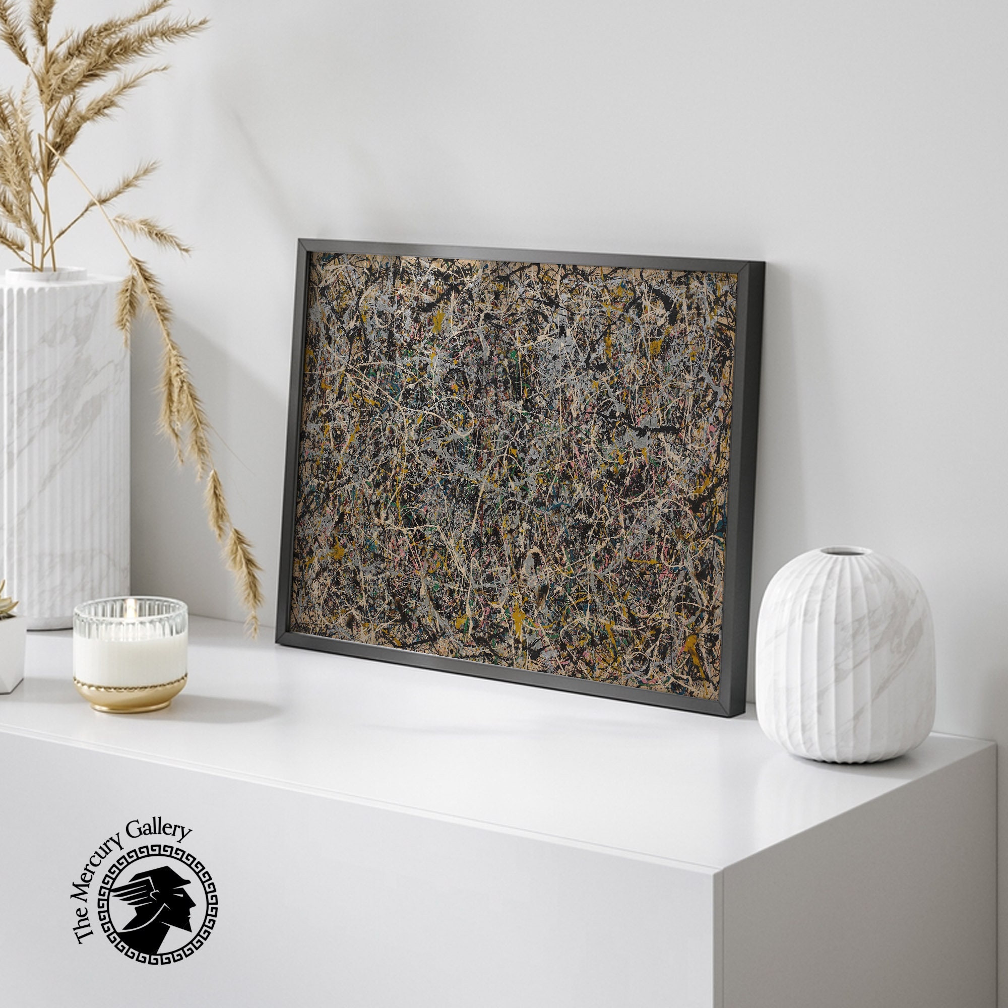 Jackson Pollock Poster Abstract Expressionism Print Jackson - Etsy