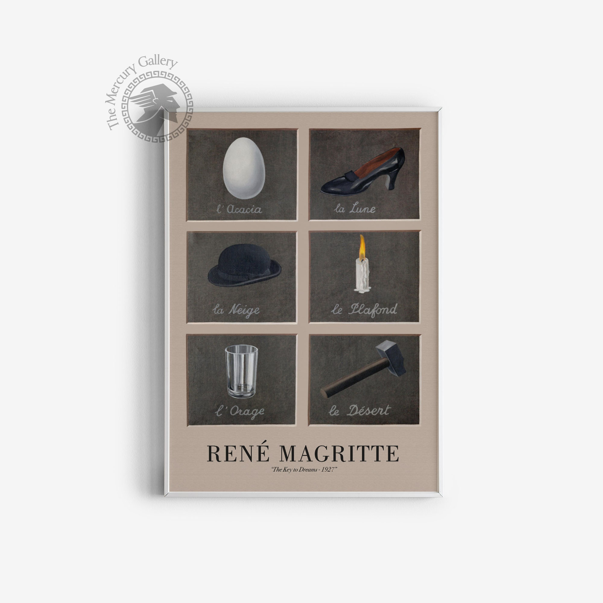 Rene Magritte Art Print the Key to Dreams Vintage Wall Art - Etsy