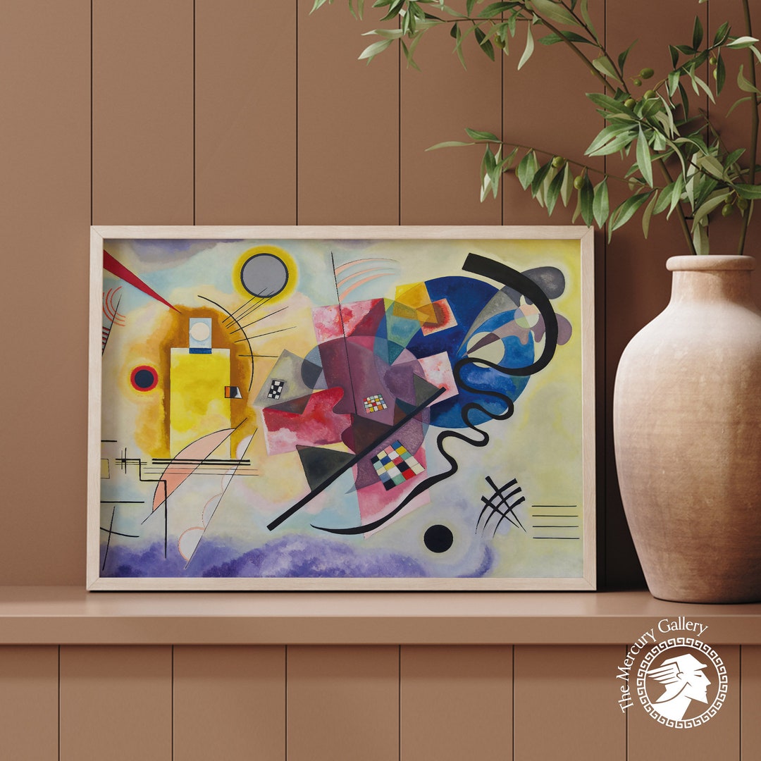 Wassily Kandinsky Poster, Yellow Red Blue - 1925, Wall Gallery, Wall ...