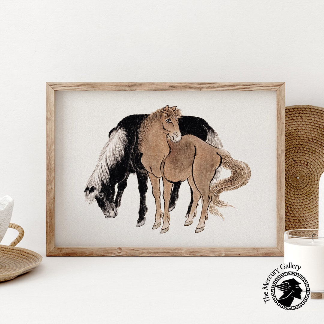 Hokusai Print, Japan Wall Art, Album of Sketches by Katsushika Hokusai ...