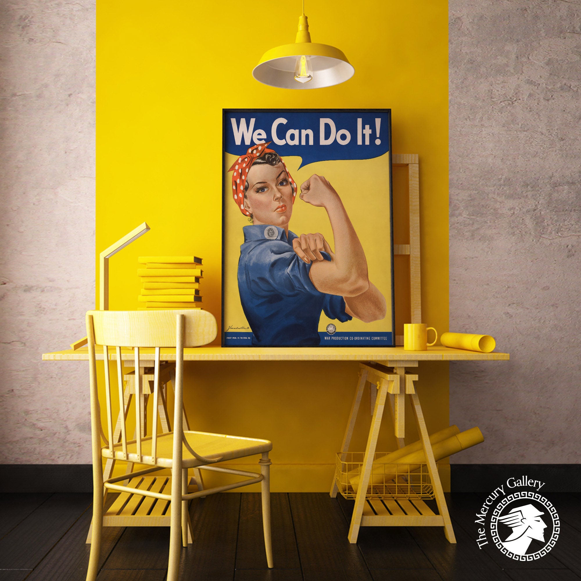 We Can Do It Poster Feminist Poster Rosie the Riveter Retro - Etsy