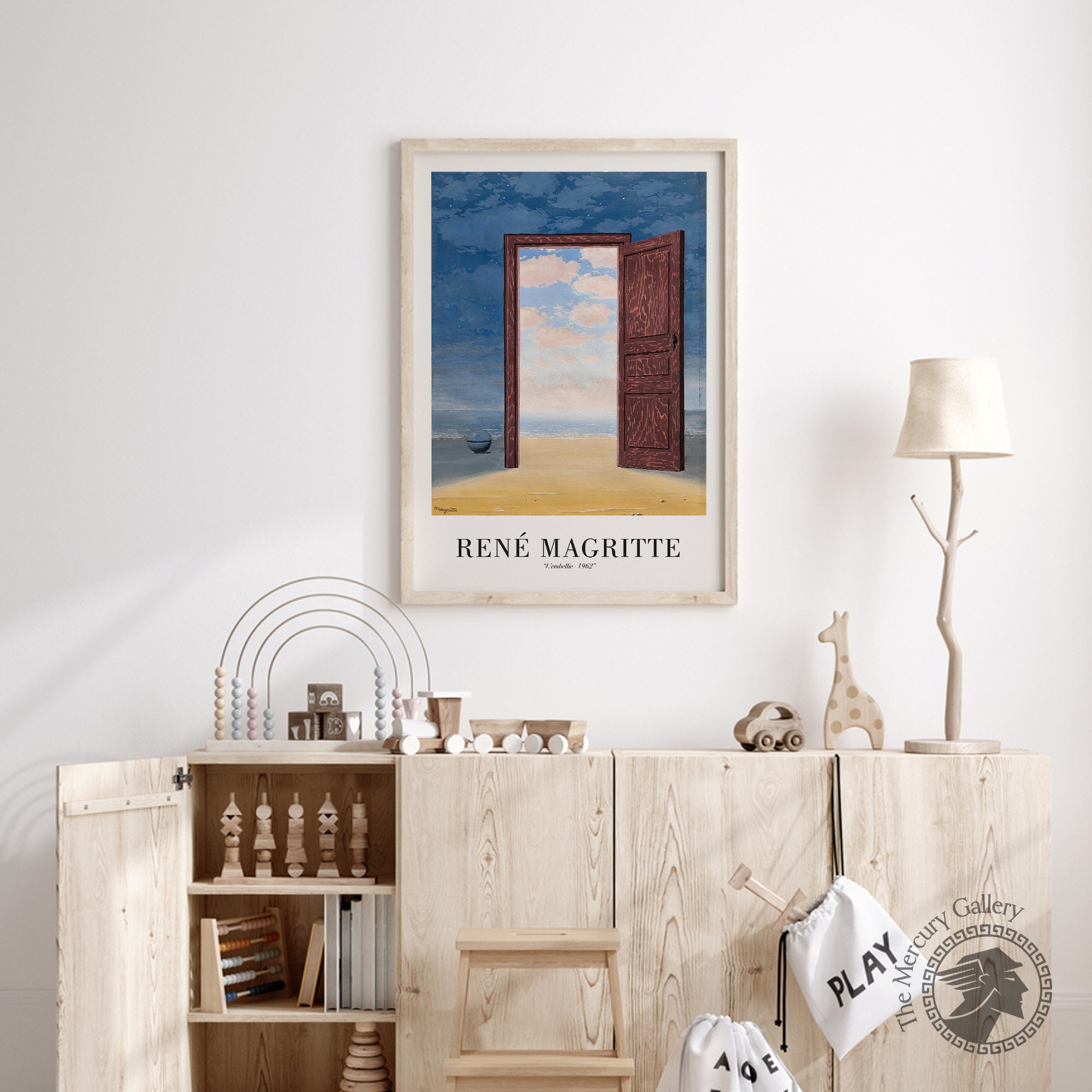Rene Magritte Poster L'embellie 1962 Rene Magritte Art - Etsy