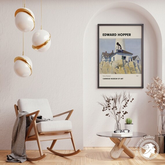 Edward Hopper Premium Poster Print Vintage Print Rocky - Etsy