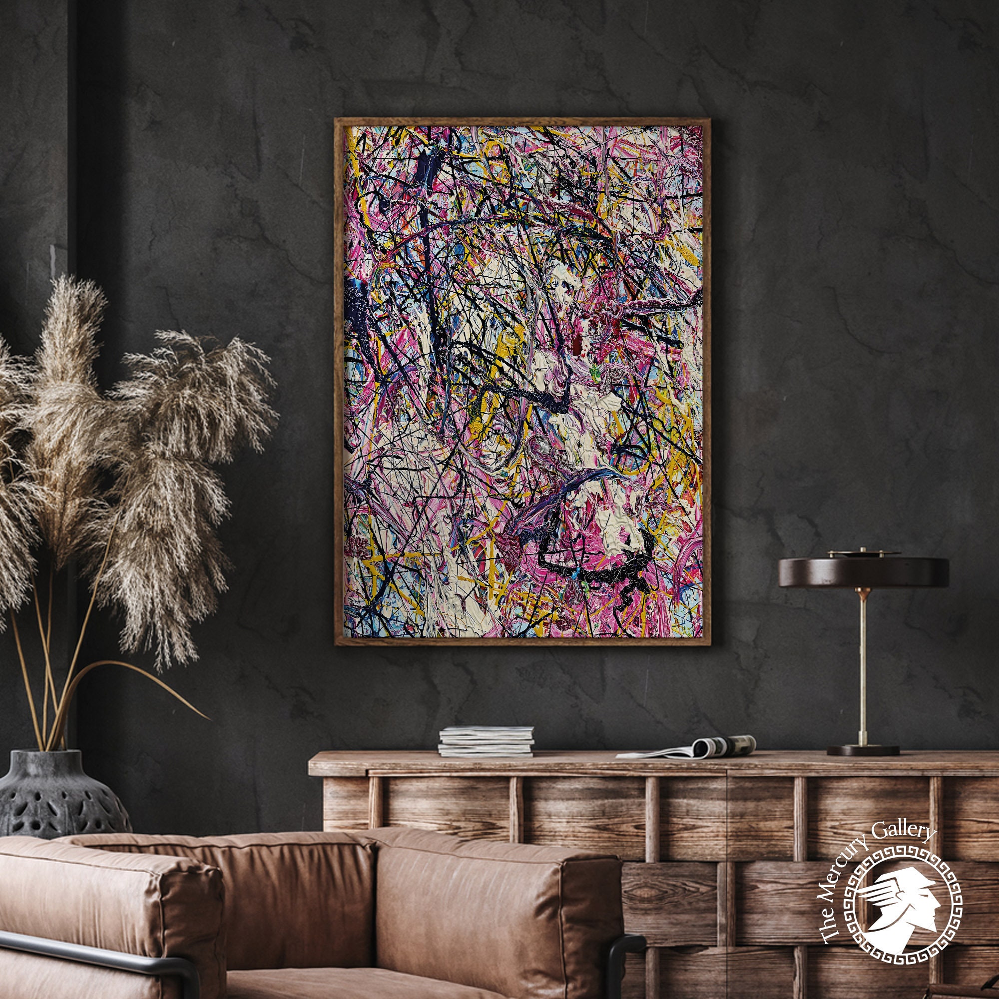 Jackson Pollock Abstract Poster Prints Gallery Art Modern - Etsy