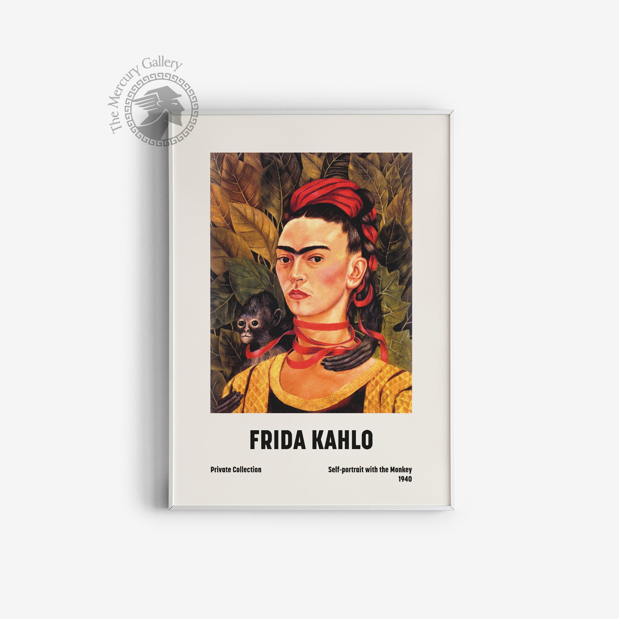 Frida Kahlo Self Portrait With Monkey 1940