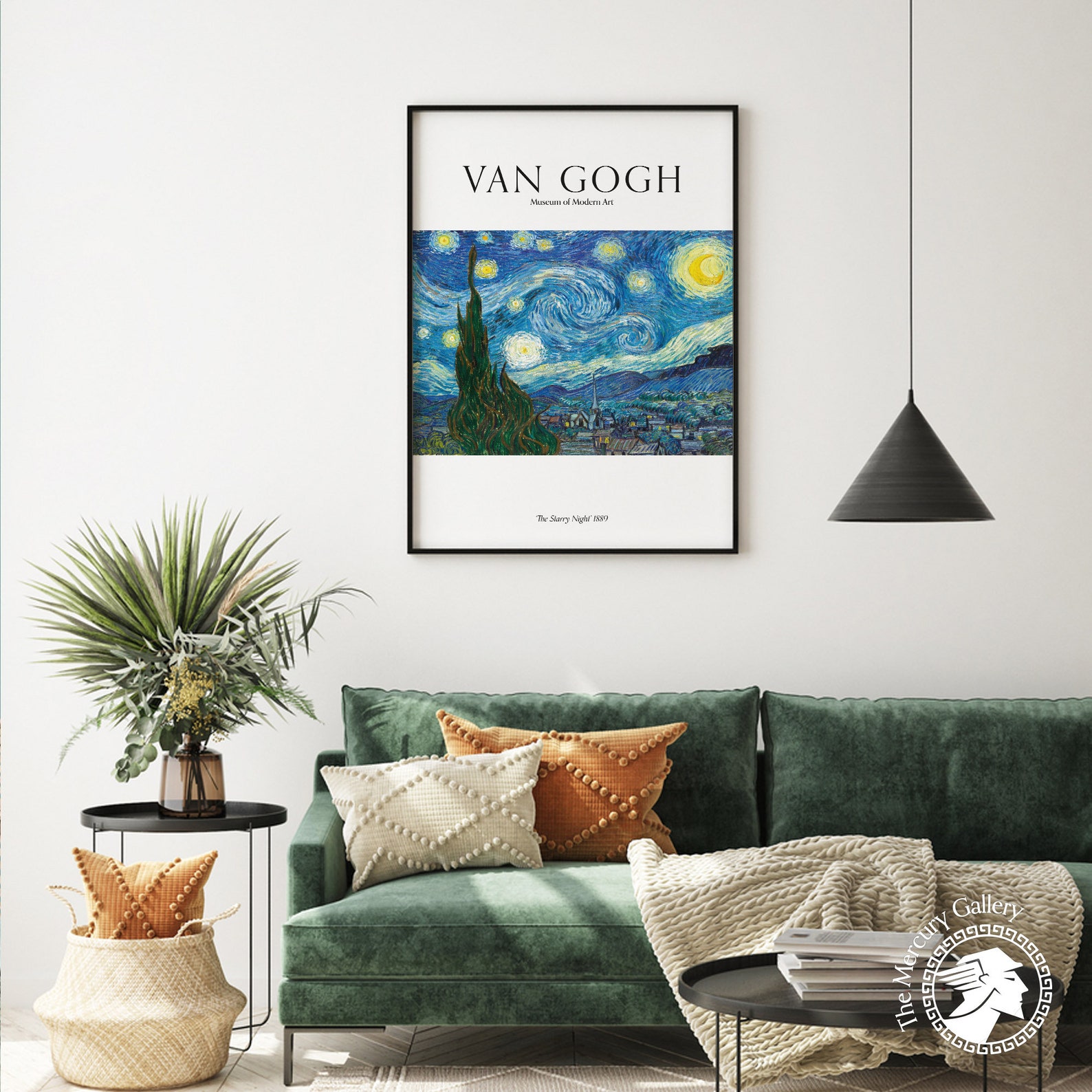 Van Gogh Starry Night Print the Starry Night Print - Etsy