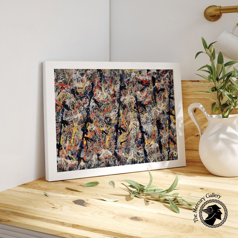Jackson Pollock Art Exhibition Poster Abstract Wall Art - Etsy