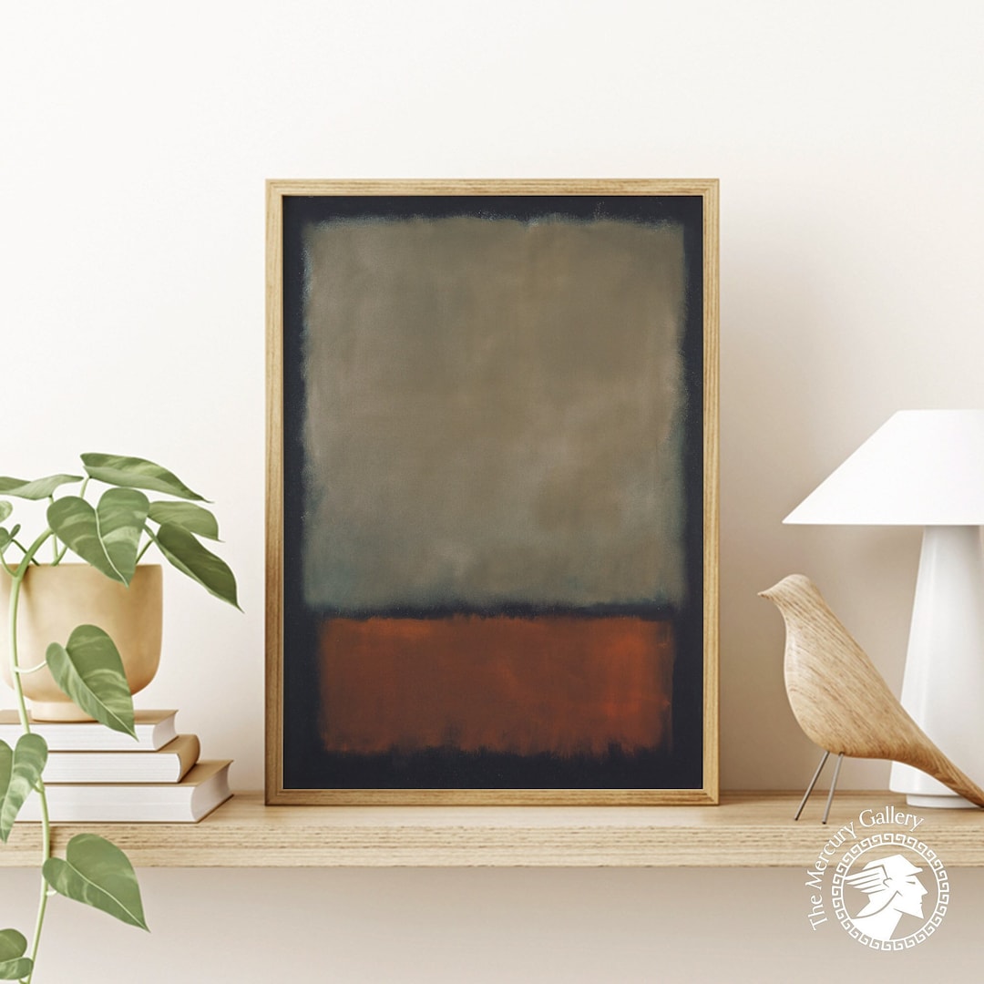 Mark Rothko Poster, A Exhibition Print as Housewarming Gift or ...