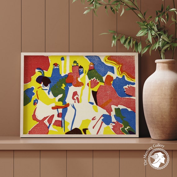 Kandinsky Painting Klänge 1913 Retro Wall Art Kandinsky - Etsy