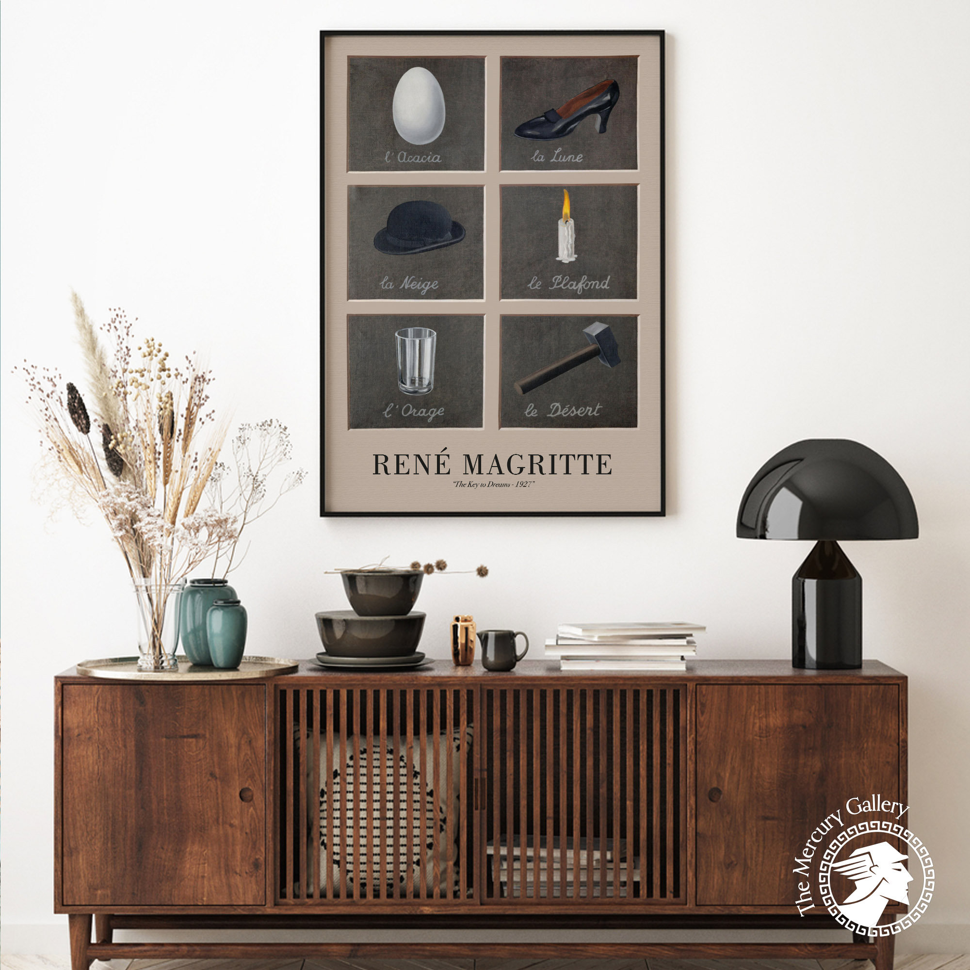 Rene Magritte Art Print the Key to Dreams Vintage Wall Art - Etsy