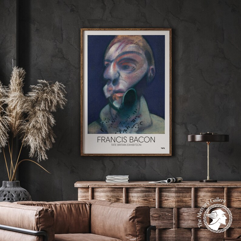 Francis Bacon Poster Surrealist Art Vintage Poster Interior - Etsy