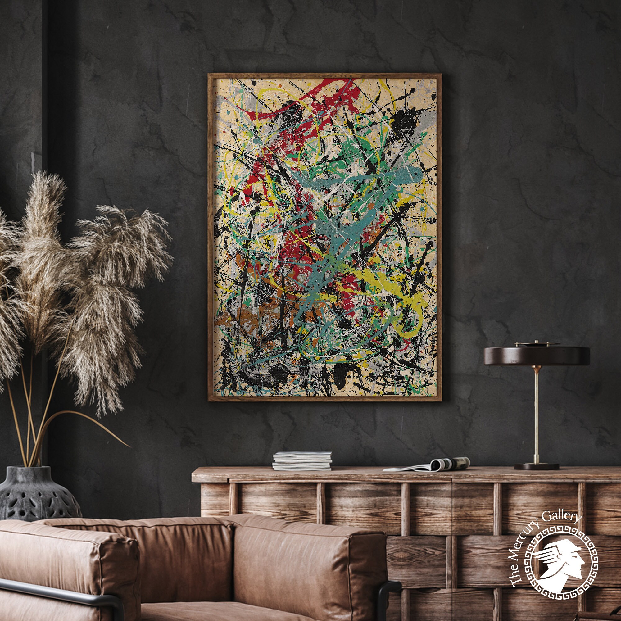 Pollock Poster Jackson Pollock Print Jackson Pollock - Etsy