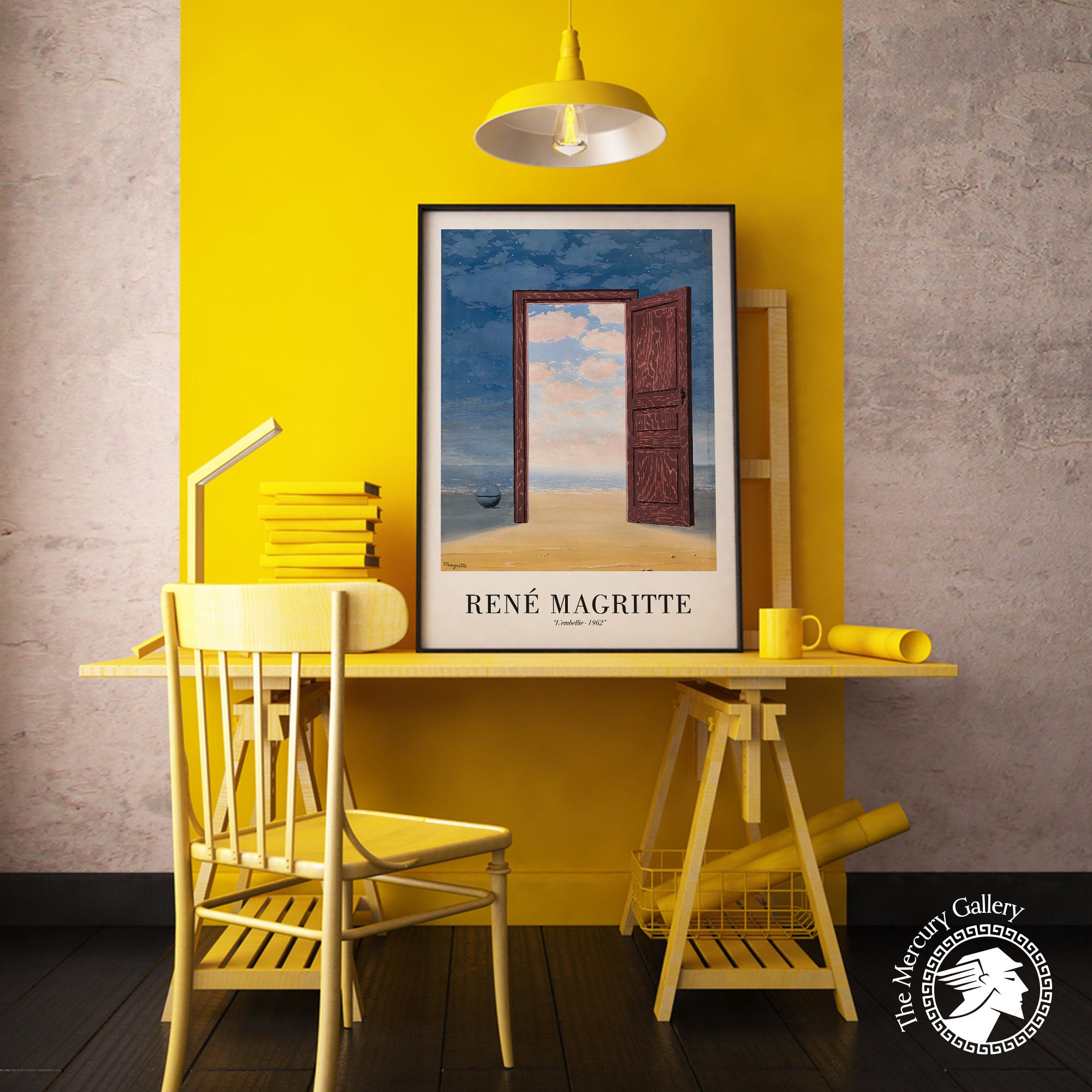 Rene Magritte Poster L'embellie 1962 Rene Magritte Art - Etsy