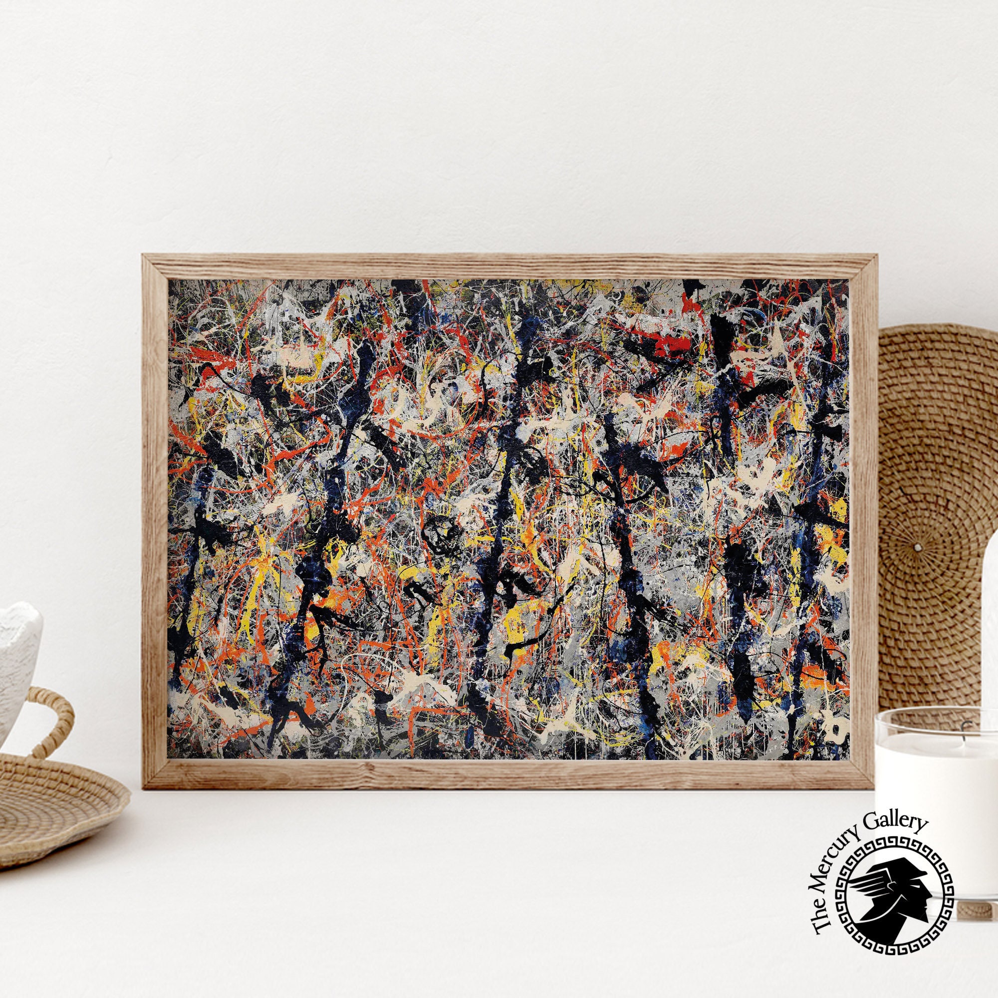 Jackson Pollock Art Exhibition Poster Abstract Wall Art - Etsy