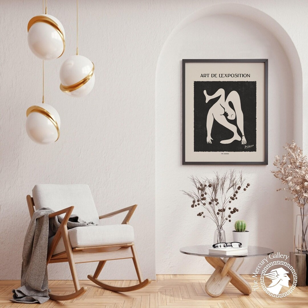 Pablo Picasso the Acrobat Poster, Surrealist Minimalist Print - Etsy