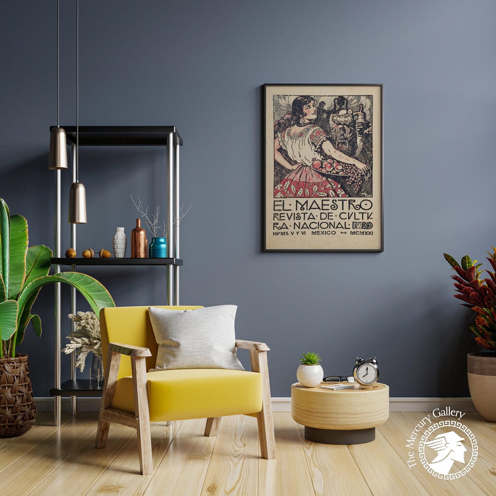 El Maestro Poster, Mexican Vintage Art Print, Mexican Poster, Mexico ...