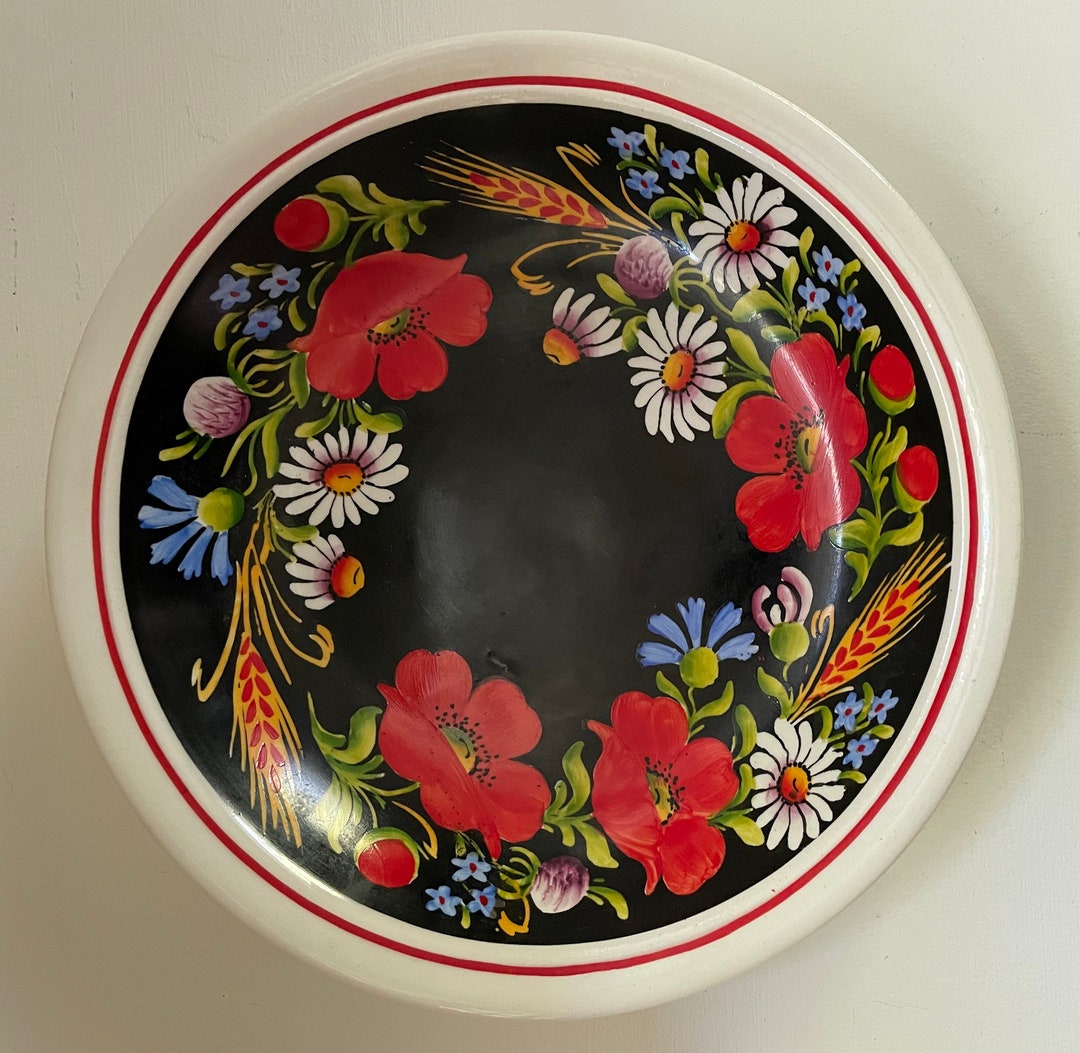 Poppy Plate - Etsy