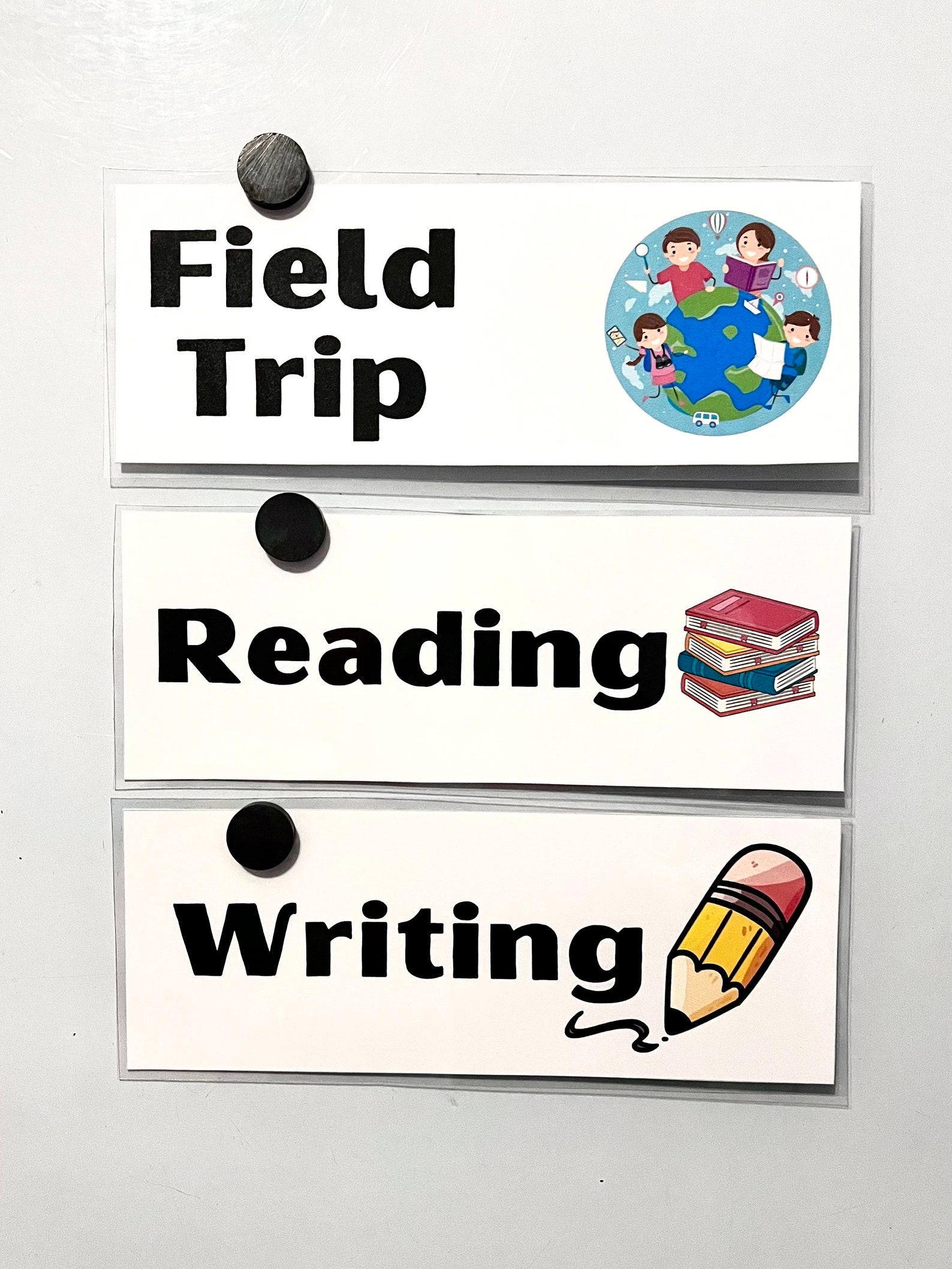 School Schedule Cards Checklist for Homeschool Children - Etsy