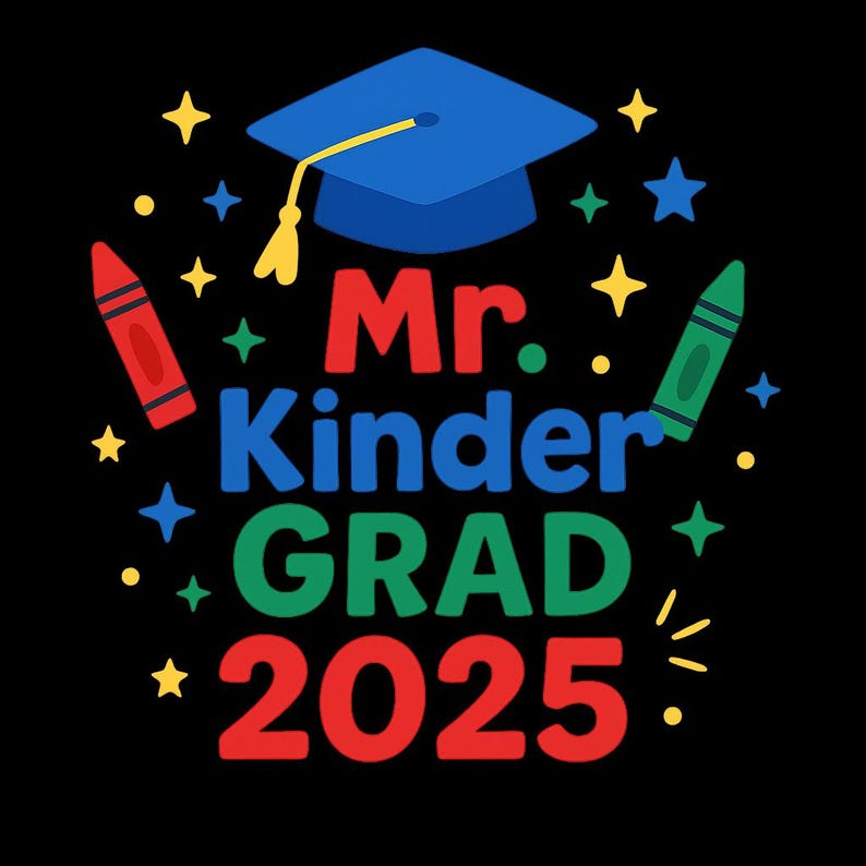 Mister Kinder Grad 2025 Png, Kinder Graduate 2025 Png, Kindergarten ...