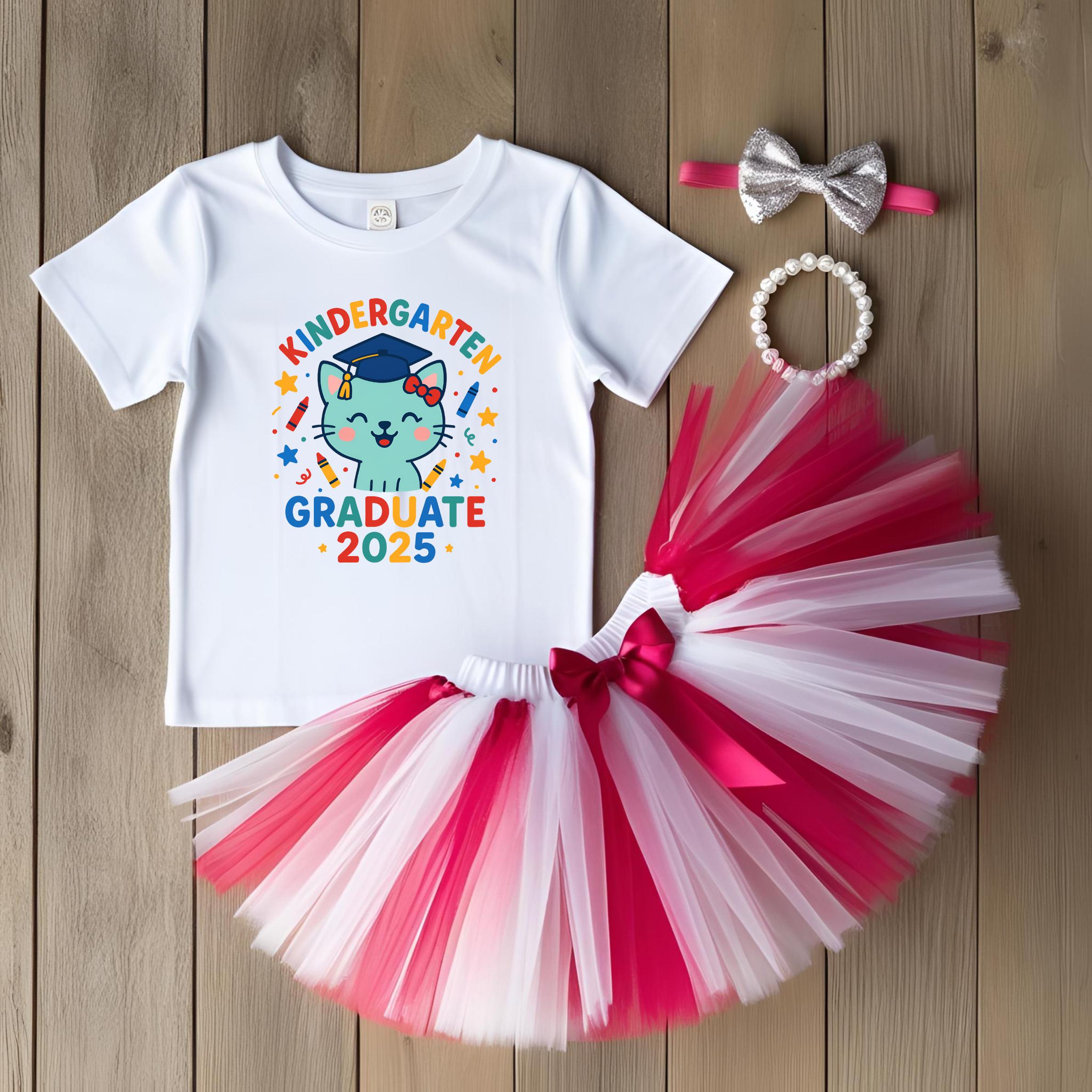 Kindergarten Grad Png, Kindergarten Graduate Kitty,kinder Graduate 2025 ...