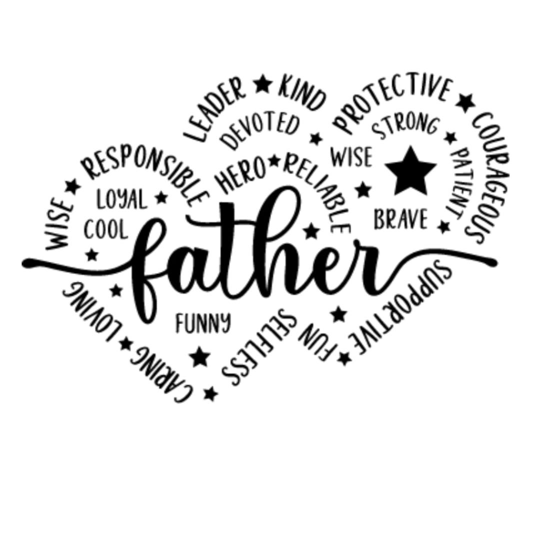 Inspirational Father Quote PNG, Fathers Day PNG, Father PNG, Digital ...