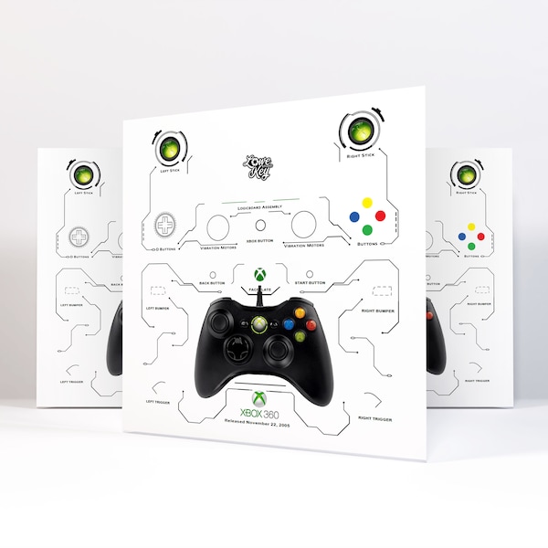 Xbox Controller Template - Etsy