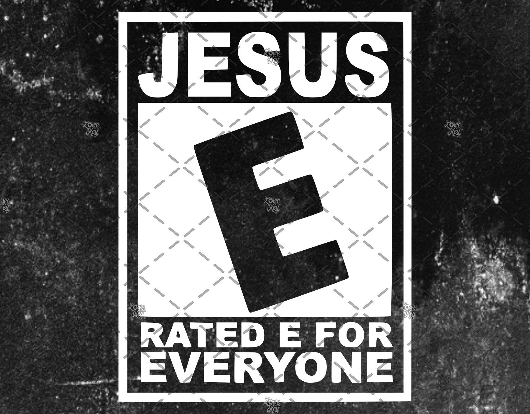 Jesus Rated E for Everyone SVG Files Instant Digital - Etsy
