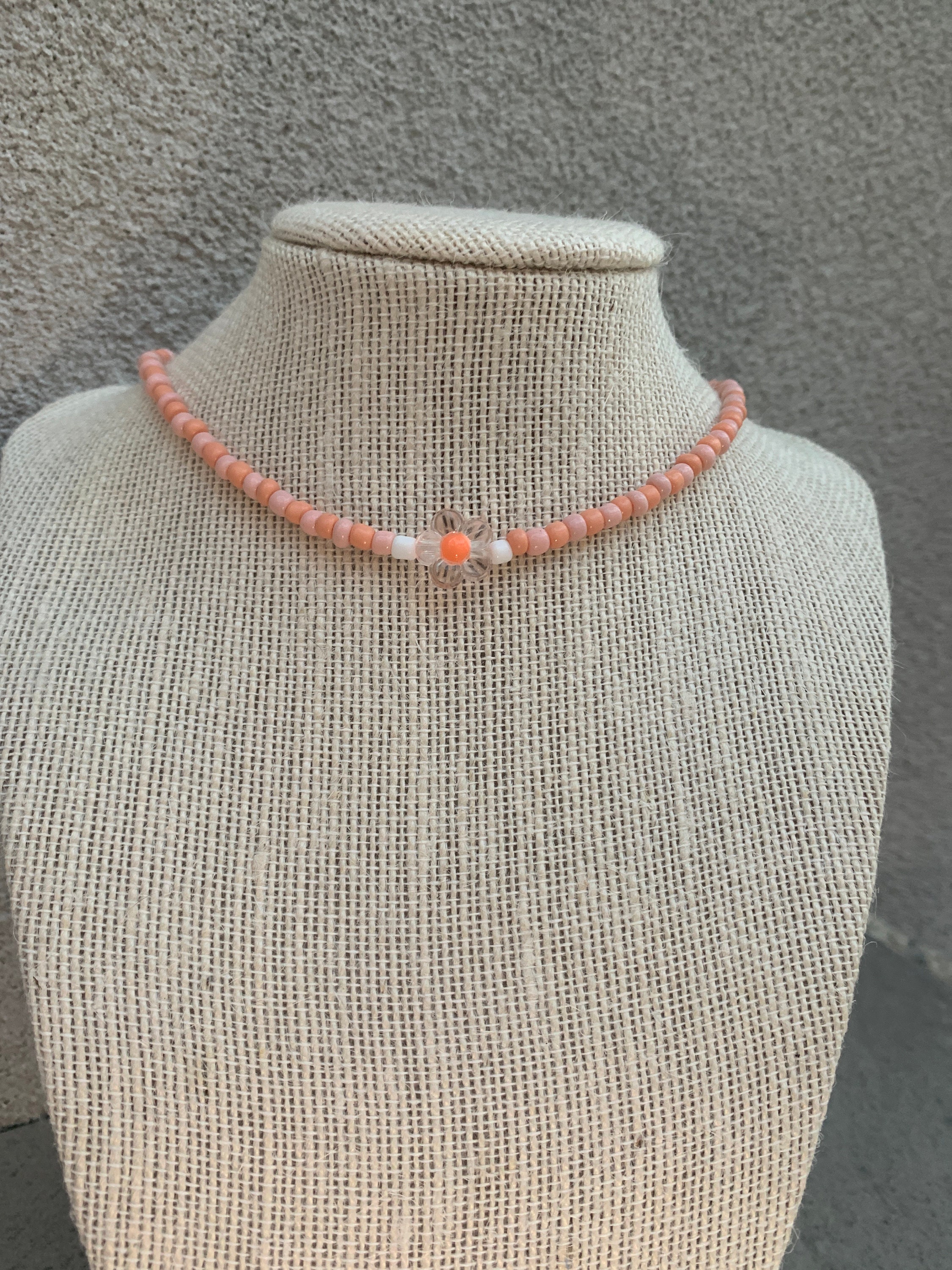 Natural Coloured Preppy Necklace - Etsy Australia