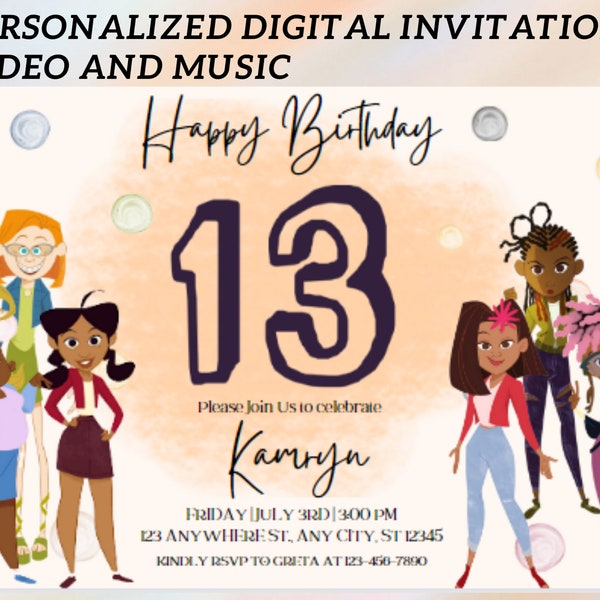 Proud Family Birthday Invitation - Etsy