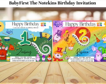 Babyfirst Tv Birthday Invitation - Etsy