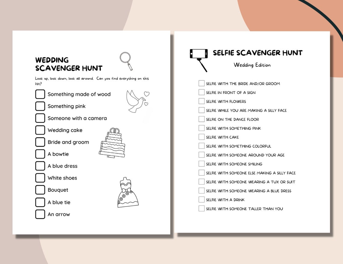 Kids Wedding Activity Printable, Wedding Activity Pages, Older Kids ...