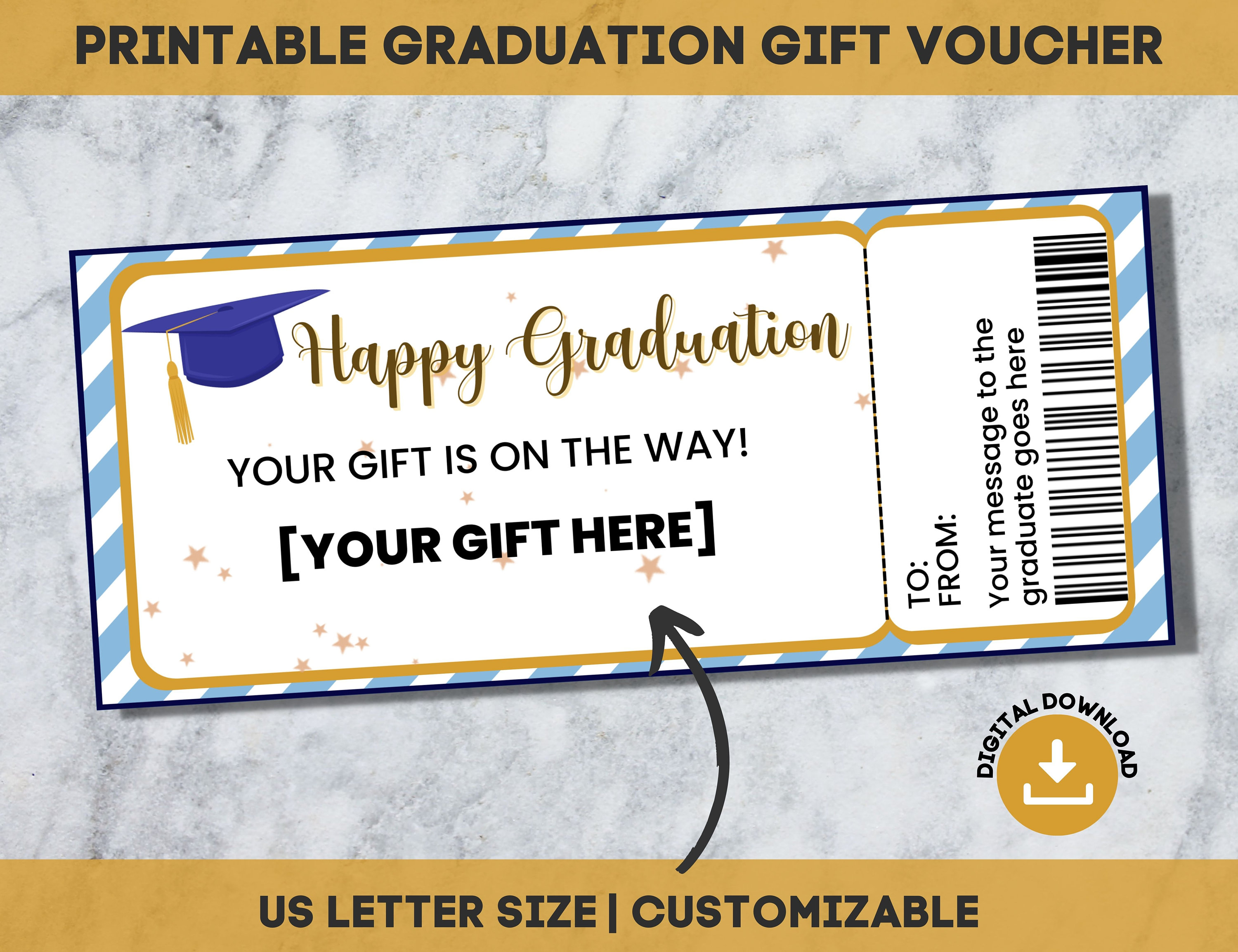 Graduation Gift Certificate Template Free