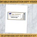 Printable Graduation Gift Coupon, Custom Gift Voucher, Editable ...