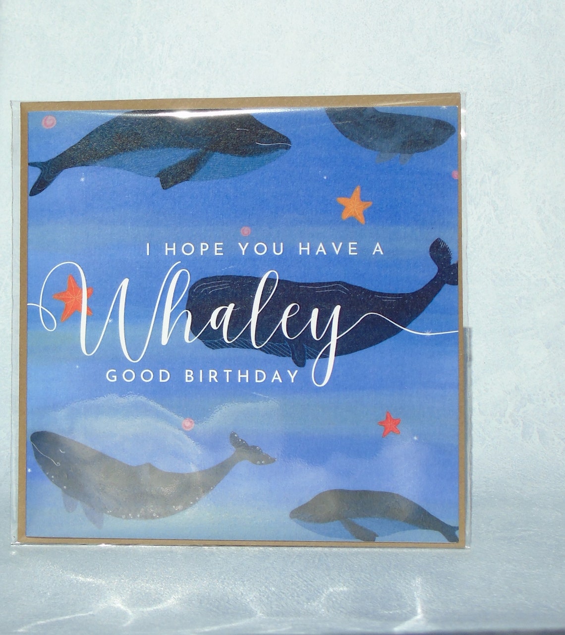 Whaley Good Birthday Greeting Card by Cherlocha - Etsy
