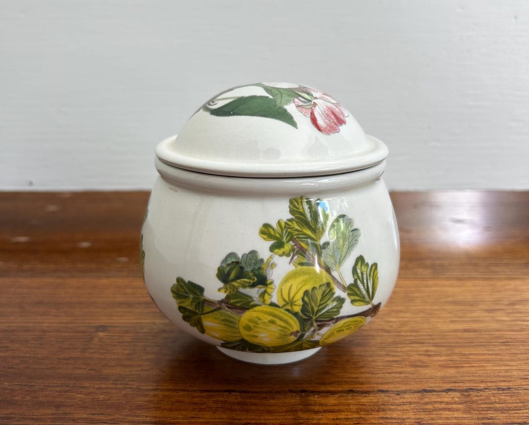 Portmeiron Pomona Queen of Sheba Lidded Sugar Bowl HARD TO FIND - Etsy