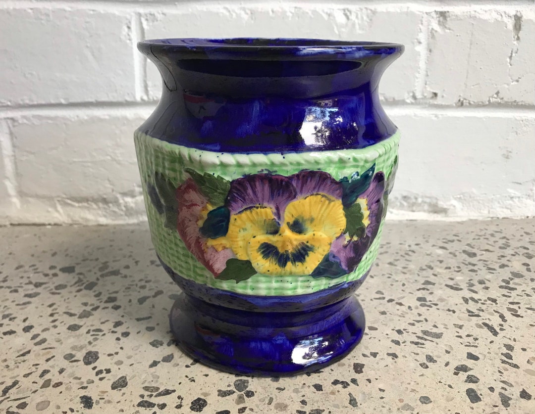 Ringtons Maling Ware Vase Pansy Design - Etsy