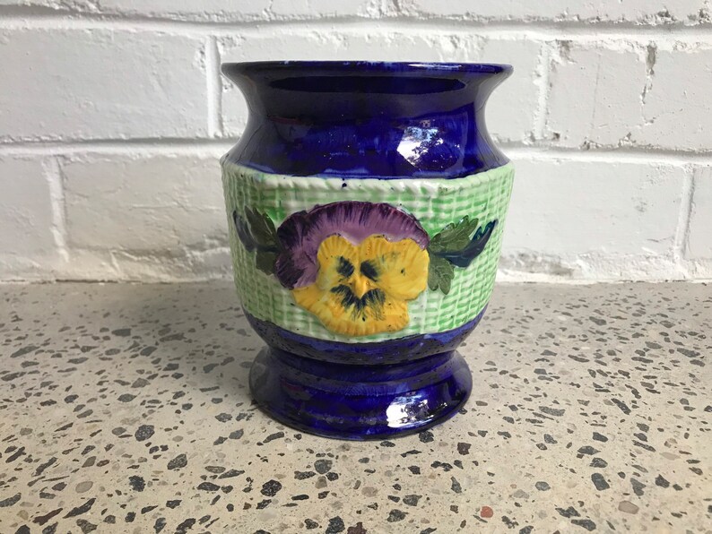 Ringtons Maling Ware Vase Pansy Design - Etsy
