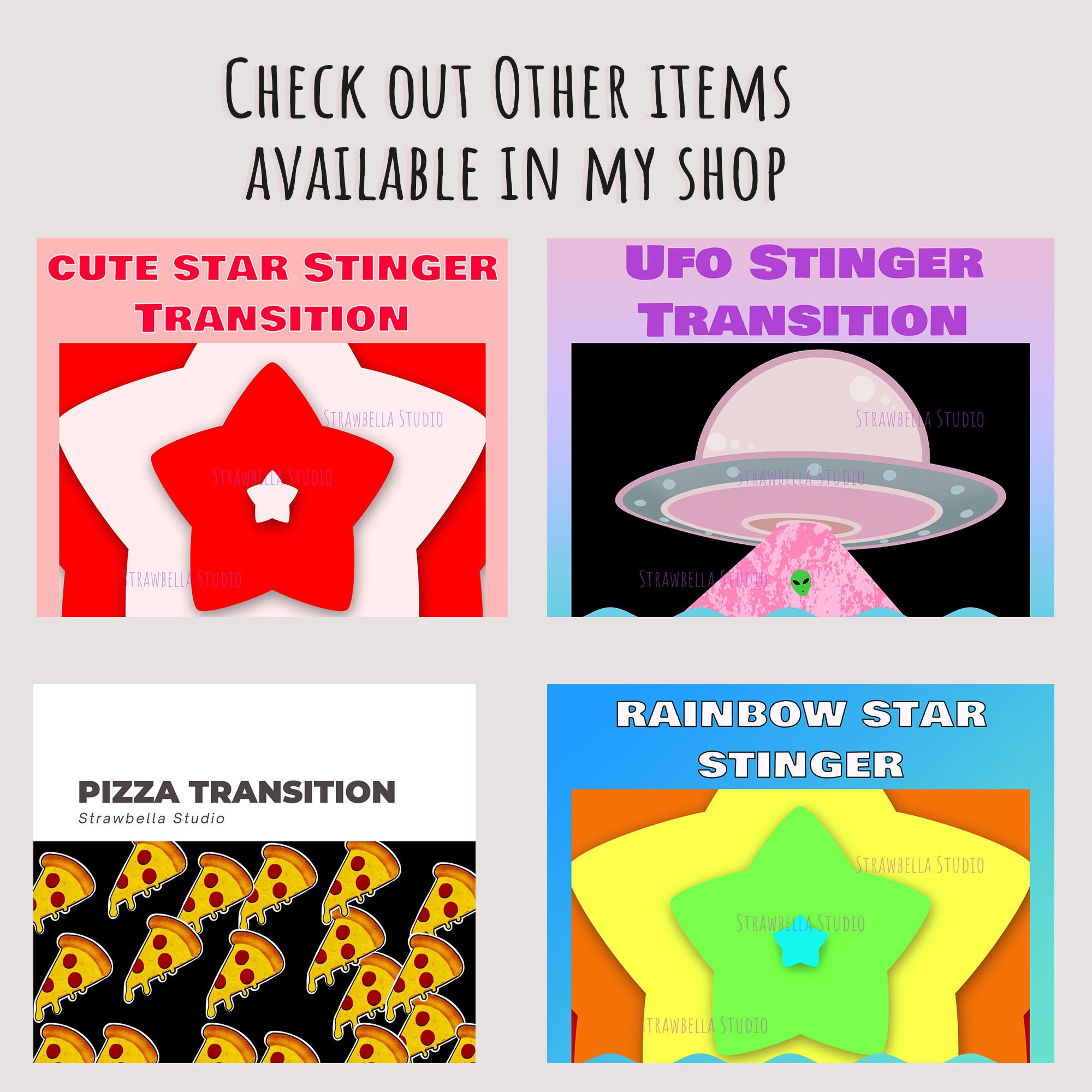 Pizza Twitch Stinger. Animated Food Transition. Pizza Animation. - Etsy