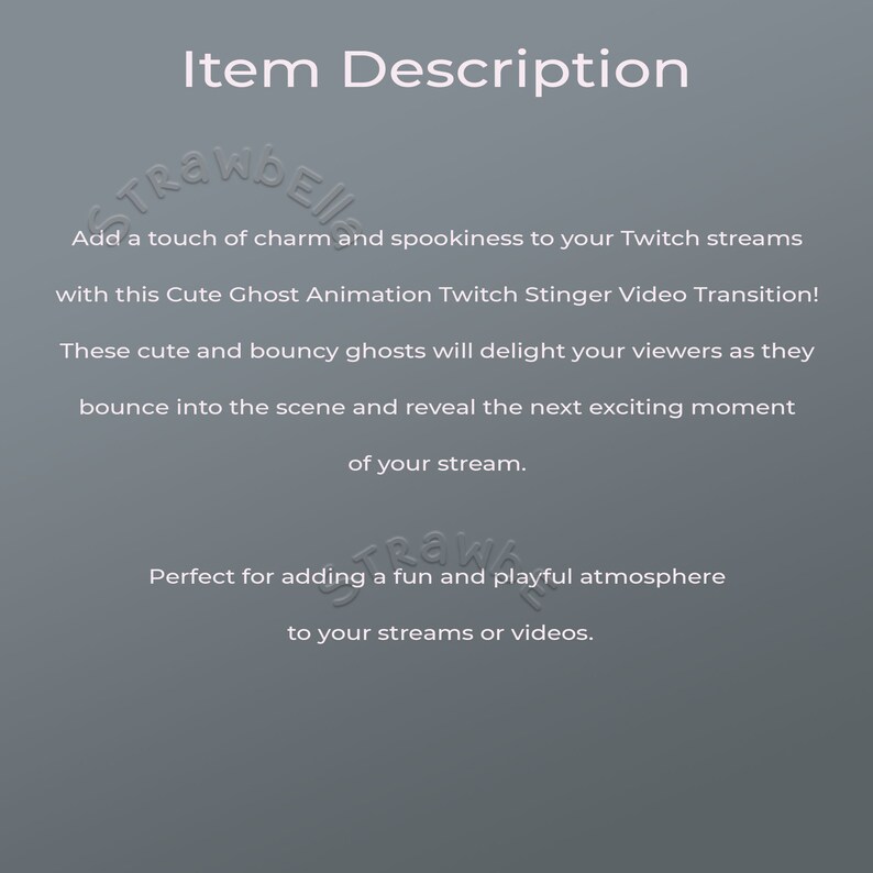 Cute Halloween Ghost Animation. Twitch Stinger. Video Transition. - Etsy