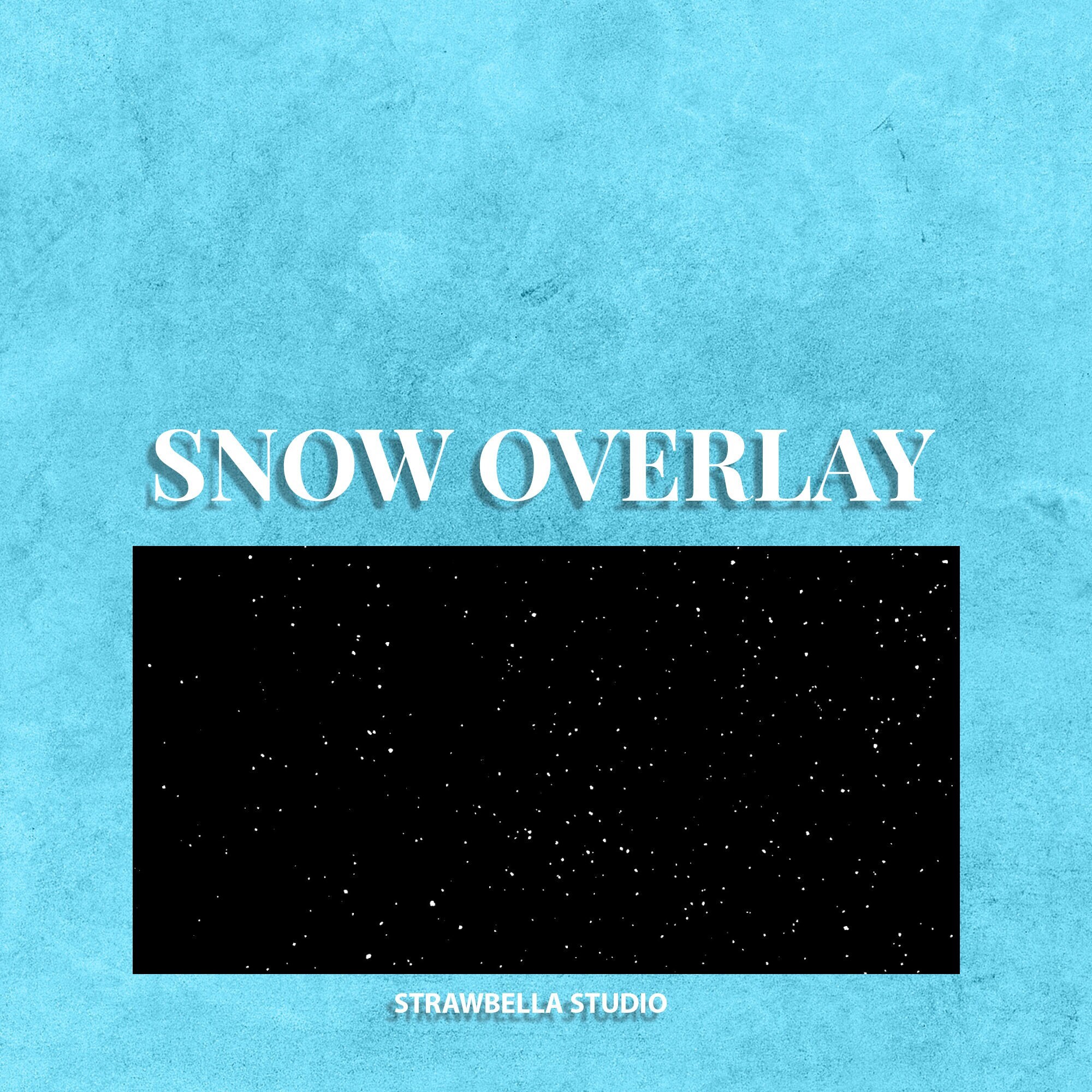 Animated Snow Overlay Loop. Twitch Christmas Overlay. Twitch Overlay ...